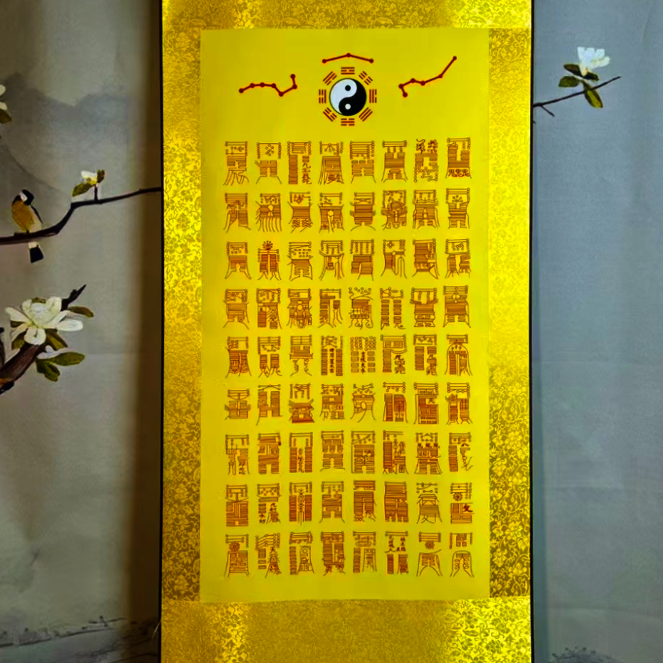 Harmony & Protection Scroll - Traditional Chinese Home Blessing & Amul ...